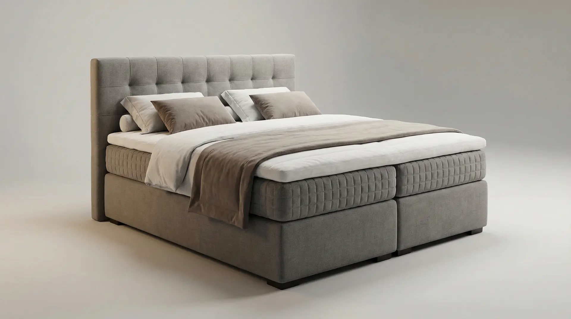 Boxspring Bett Zwei Matratzen